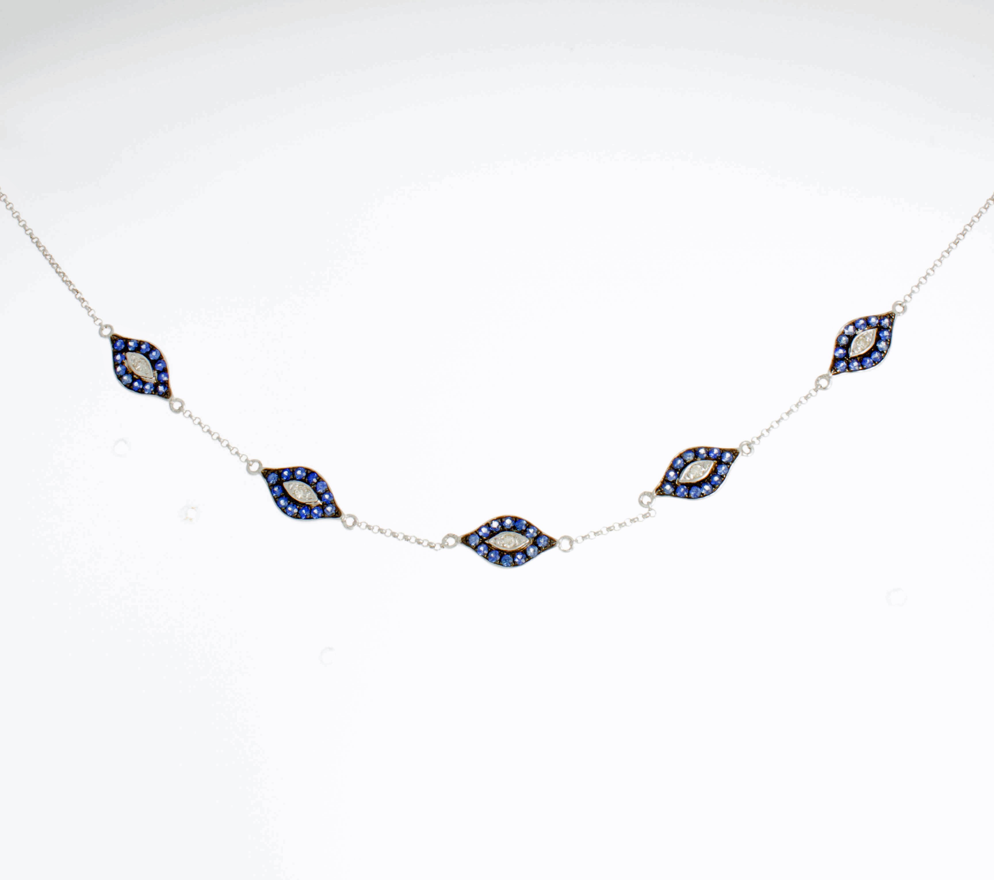 Five Eye Necklace CM20478-W